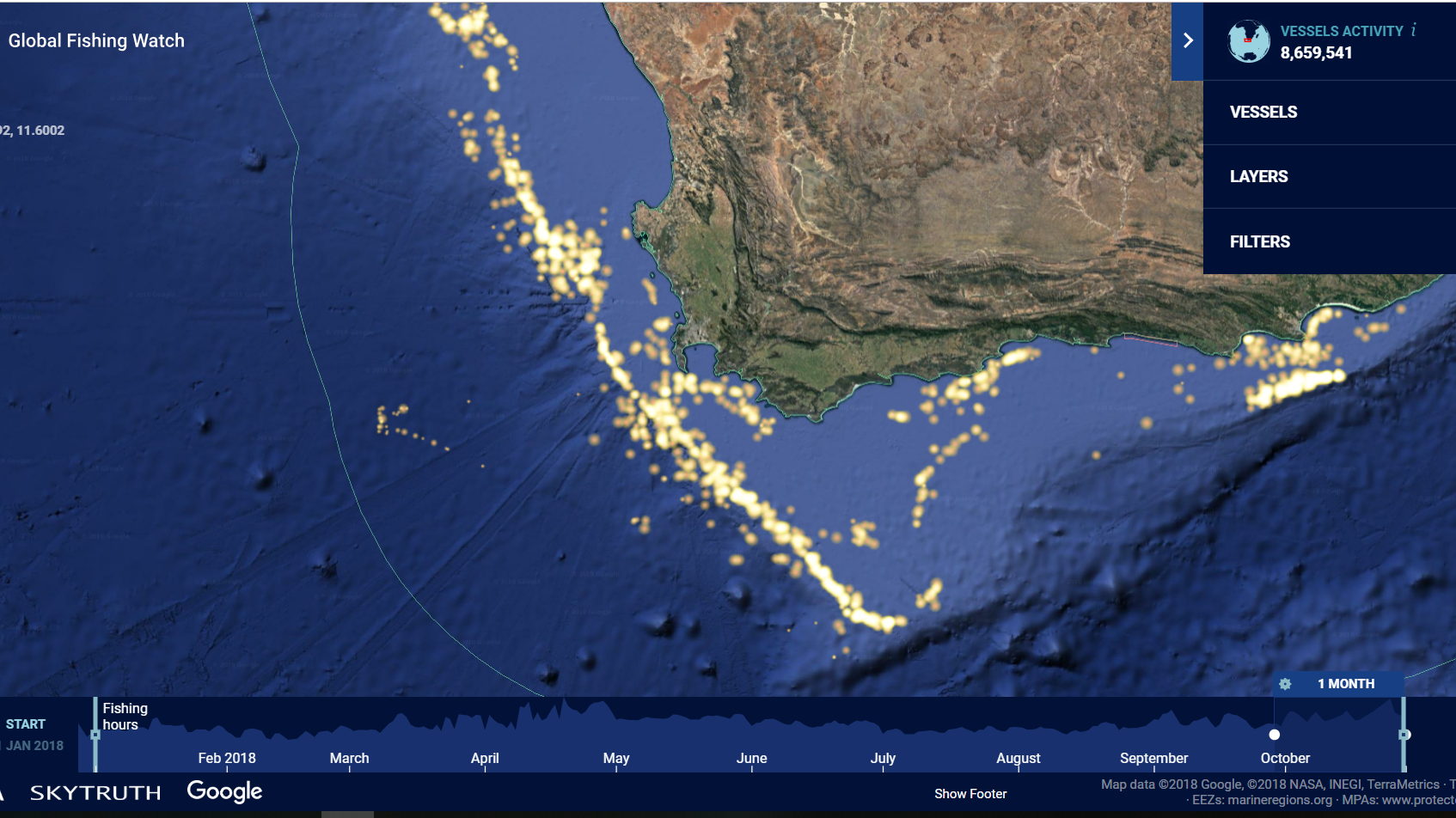 Using Satellite data and citizen science to monitor off-shore Marine ...